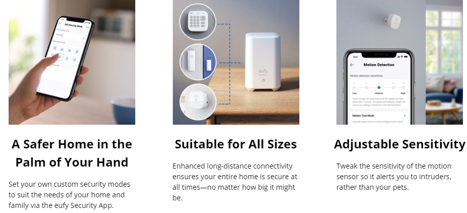 EUFY 5-Piece Home Alarm Kit - Eufy | Eufy