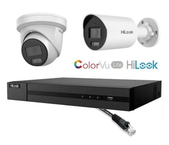 Hikvision HiLook - 8MP / 4K 4 Channel ColorVu Lite IP...