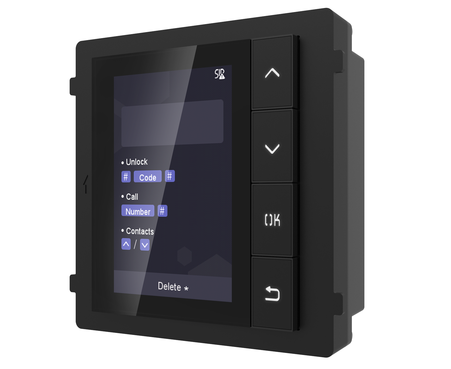 Hikvision Ds Kd Dis Video Intercom Display Module Intercom Modular Standard Poe Hikvision