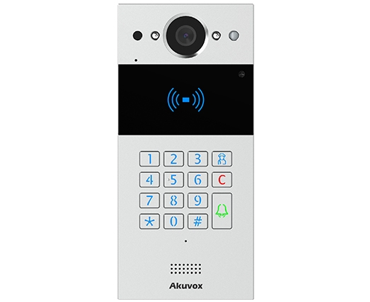 Akuvox - R20KS Compact IP Door Intercom Unit with Key Pad (Video
